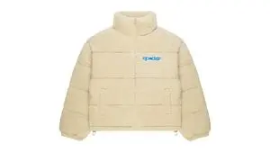 SP5DER Sherpa Puffer Jacket - Cream