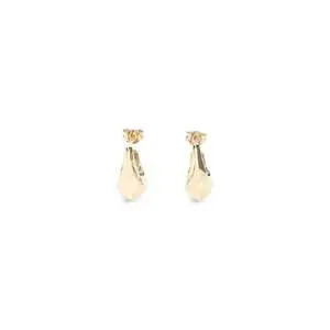 LEMAIRE Curved Mini Drop Earrings - Silver