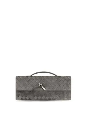 Bottega Veneta Andiamo Clutch - Gray