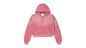 VALE FOREVER Carver Zip Up Hoodie - Pink
