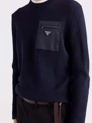 Prada Sweater With Re-nylon Detail