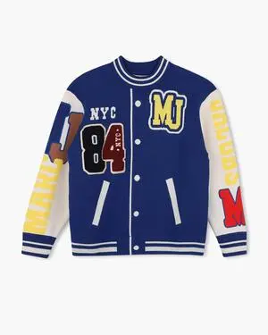 Marc Jacobs The Trompe L'oeil Varsity Sweater In Size