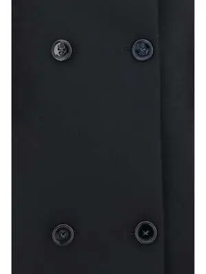 Balenciaga Structured High-neck Peacoat