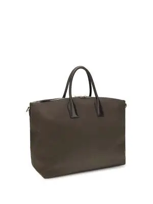 Saint Laurent Oversized Bowling Travel Bag - Brown