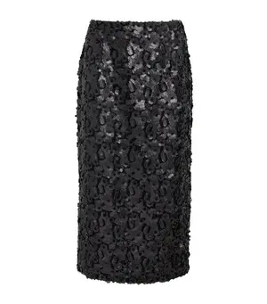 HERSKIND Anda Midi Skirt - Black