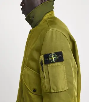 Stone Island Organic Cotton Bomber Jacket