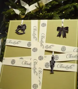 Christofle Plated Sous Le Sapin Rocking Horse Tree Decoration