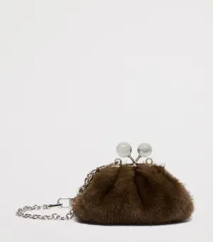 Max Mara Mini Sheepskin Pasticcino Clutch Bag