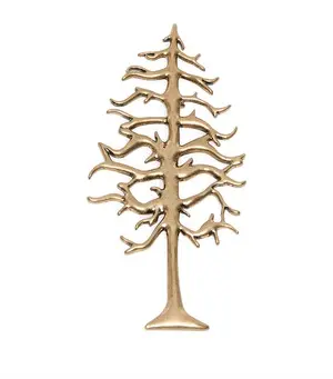 Max Mara Tree Brooch - Gold