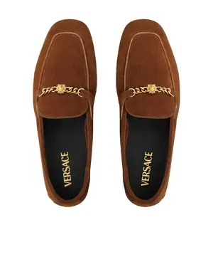 Versace Medusa-chain Loafers