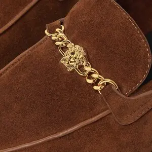 Versace Medusa-chain Loafers