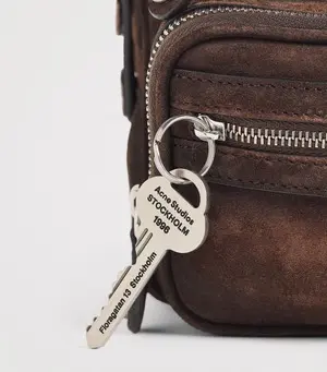 Acne Studios Waxed Leather Camero Party Shoulder Bag - Brown