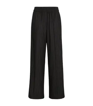 Brunello Cucinelli Virgin Wool-blend Pinstripe Trousers