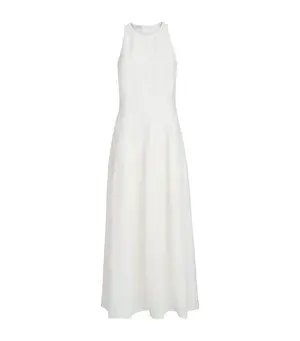 Brunello Cucinelli Twill Maxi Dress - Beige