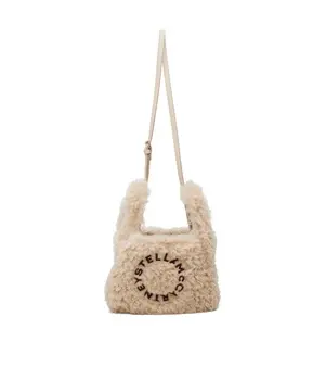 Stella McCartney Stella Logo Faux-shearling Tote Bag