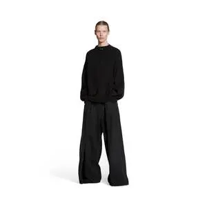 Balenciaga Political Campaign Hybrid Knitted Jumper - Black