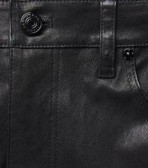 FRAME The Flared Leather Trousers