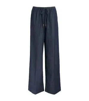 FRAME Offshore High-rise Wide-leg Jeans