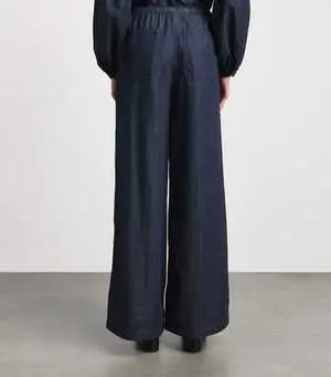 FRAME Offshore High-rise Wide-leg Jeans
