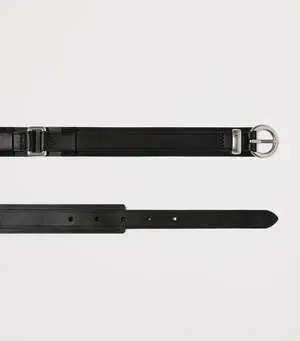 Max Mara Leather Belt - Black
