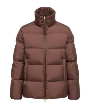 Moncler Vivantesse Short Down Jacket - Brown