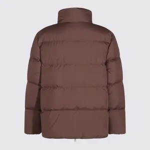 Moncler Vivantesse Short Down Jacket - Brown
