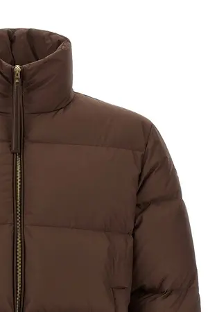 Moncler Vivantesse Short Down Jacket - Brown