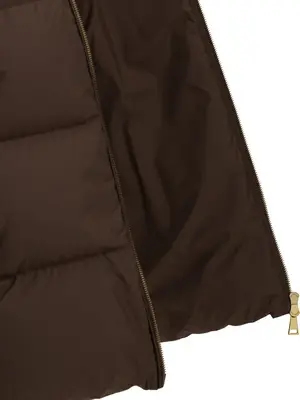 Moncler Vivantesse Short Down Jacket - Brown