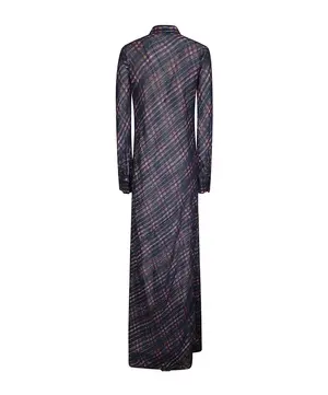 Dries Van Noten Checked Midi Dress