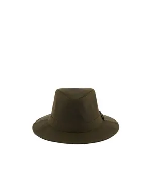 Barbour Logo-plaque Fedora Hat - Green
