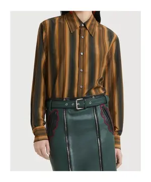 Marni Vertical-stripe Long-sleeve Shirt