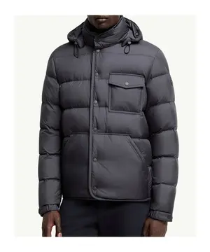 Moncler Tygid Hooded Short Down Jacket