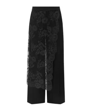 Zimmermann Valiant Lace Wrap Pants - Black