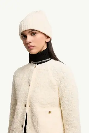 Moncler Wool Cashmere Blend Beanie
