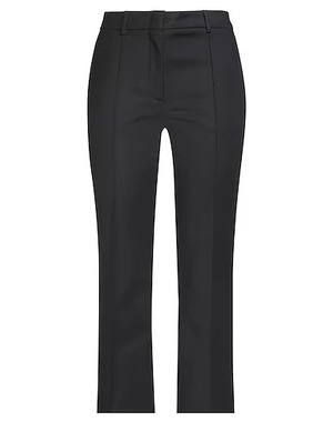 Sportmax Solid Color Straight-leg Pants - Black
