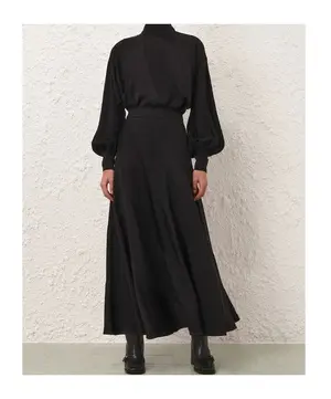 Zimmermann Bias-cut Midi Skirt