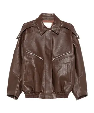 THE FRANKIE SHOP Long-sleeve Casual Jacket - Brown