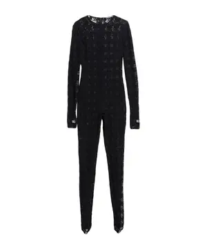 Dolce & Gabbana Solid Color Lace Bodysuit - Black