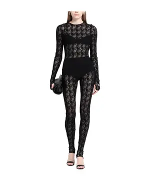 Dolce & Gabbana Solid Color Lace Bodysuit