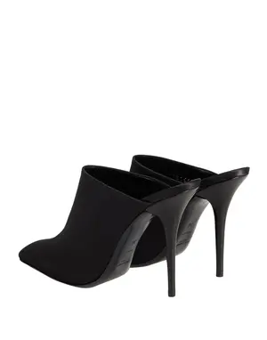 Saint Laurent Satin Pointed-toe Mules
