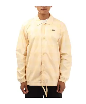 ADIDAS ORIGINALS Plaid Collared Longsleeve Jacket - Nude