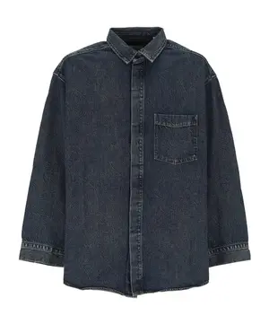 AGOLDE Oversized Denim Shirt - Deep Indigo