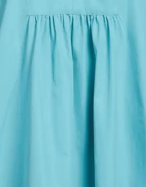 Max Mara Solid-color Long-sleeve Shirt Dress