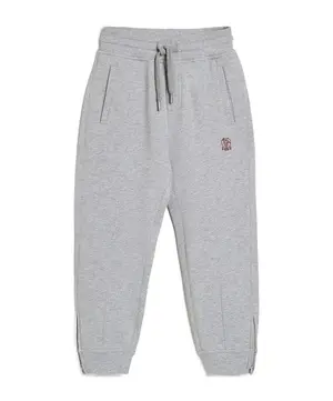 Brunello Cucinelli Elastic Waist Sports Pants - Grey