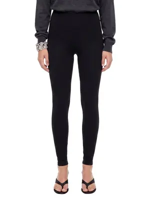 Magda Butrym Footed Cotton Leggings