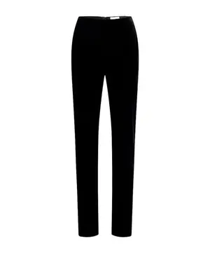 Khaite Velvet Trousers - Black