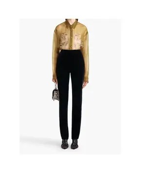 Khaite Velvet Trousers