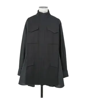 Sacai Suiting Satin Shirt - Black