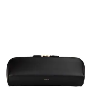 Alaïa Delta Clutch In Box Calfskin - Black