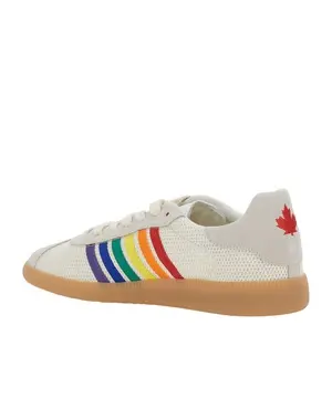 Dsquared2 Striped Mesh Low-top Sneakers